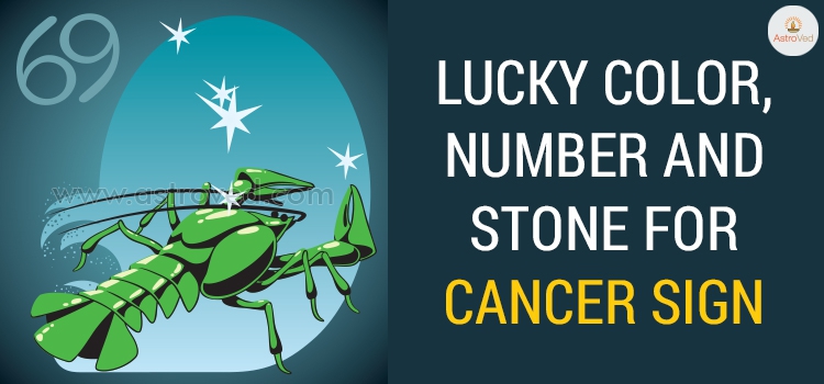 Cancer Lucky Color, Number, Stone – 2020 | AstroVed.com
