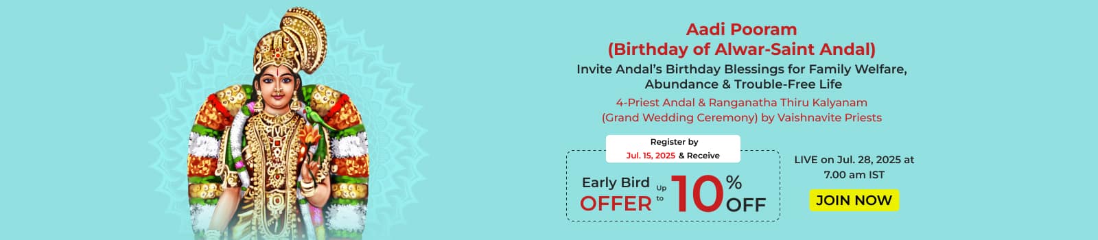 Aadi Month – Significance & Festivals - AstroVed